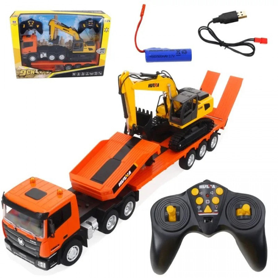 1319 1/24 9ch RC Platform Trailer & Excavator combo – SOAR Hobby & More