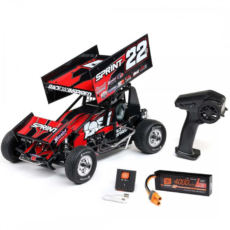 Losi 1/10 22S Sprint Car Brushless 2wd RTR - Red – SOAR Hobby & More